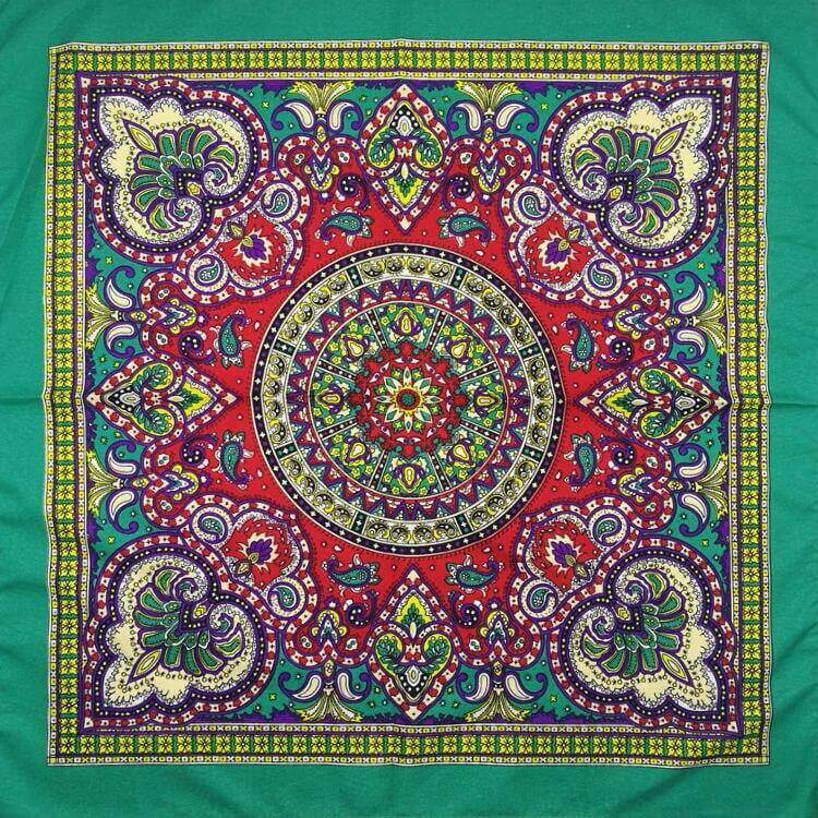 Green Native Bandana | RoyalBandana™